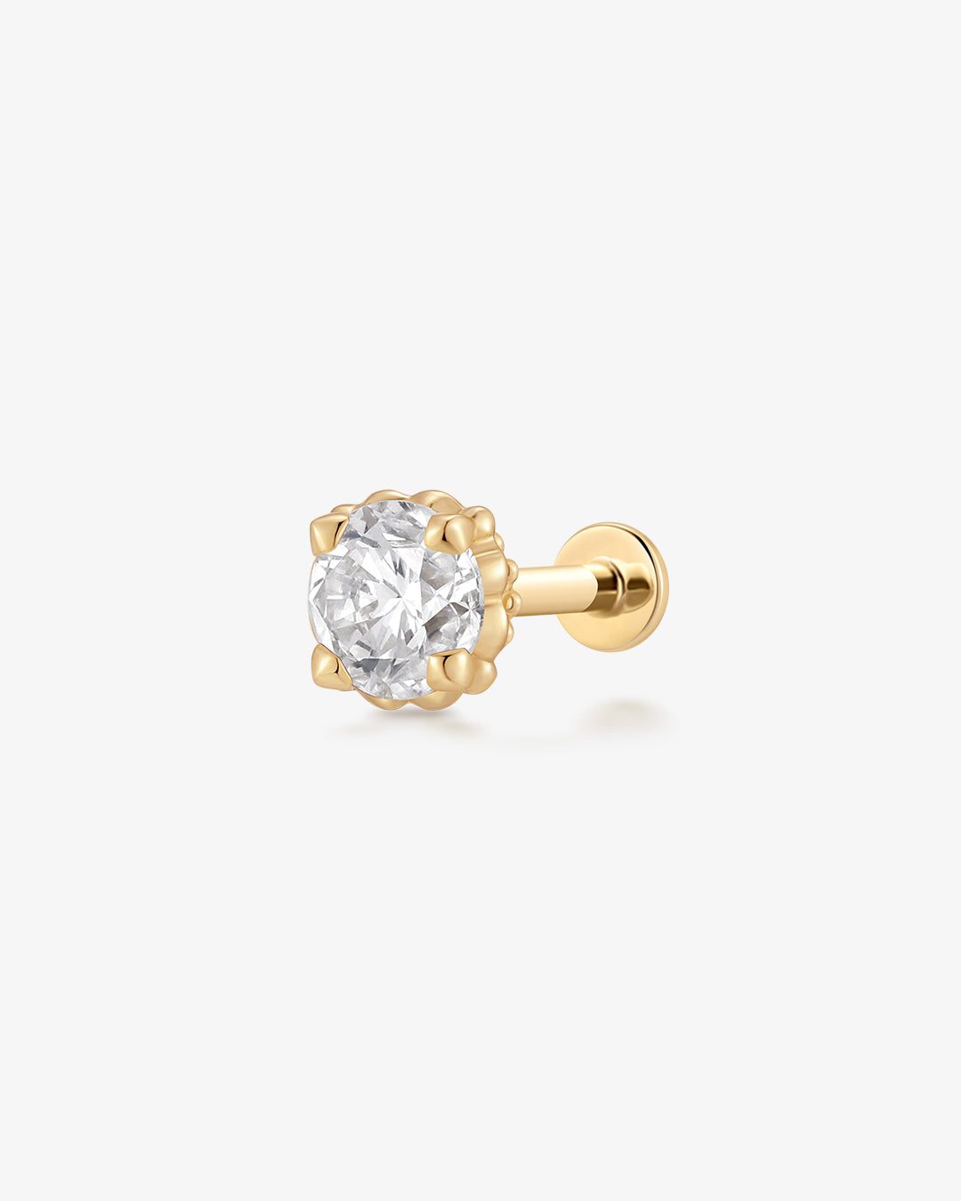 REMY | Lab Grown Diamond Accented Threaded Flatback
