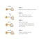 ADELE | Single Diamond Threadless Flatback Earring